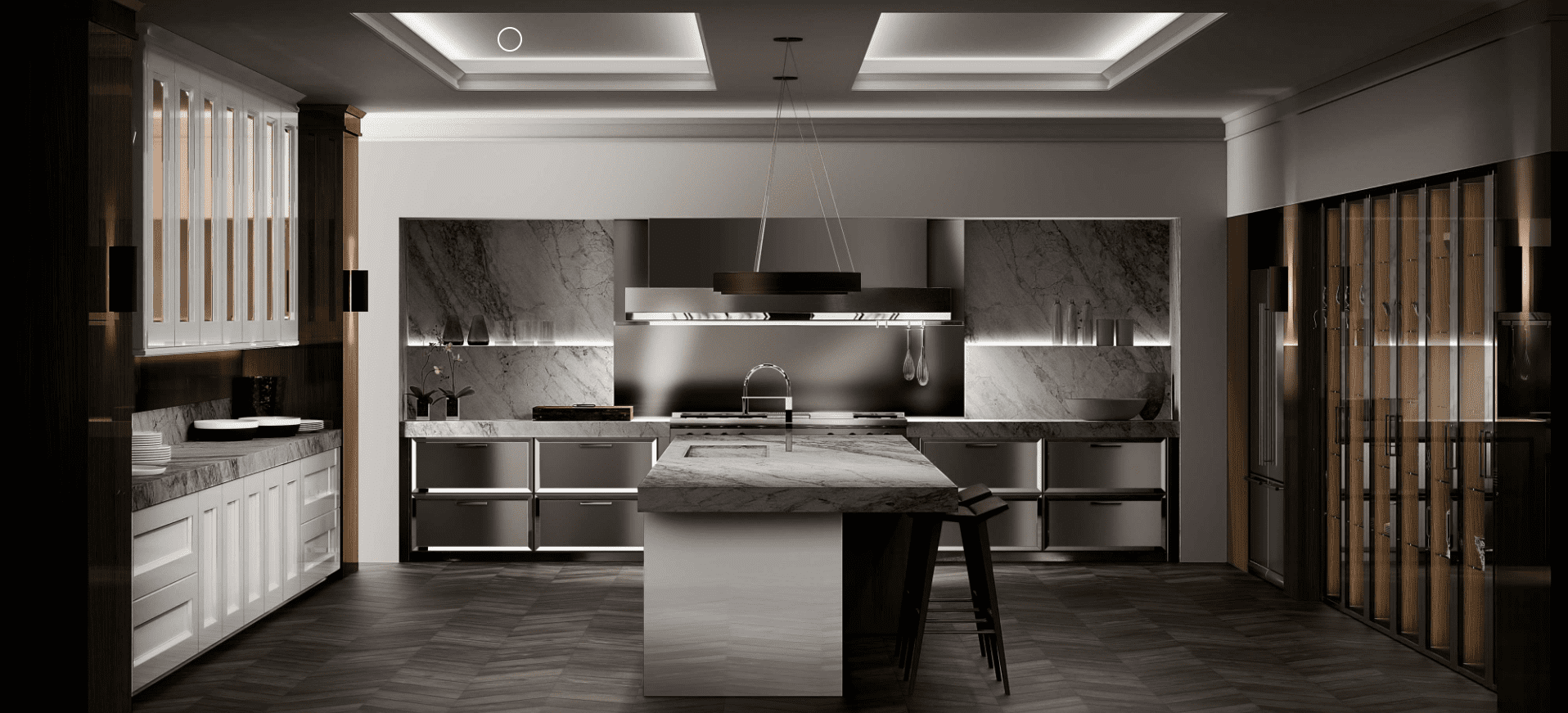 Timeless Glossy White | DOCA Boston Kitchens